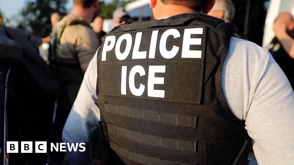 ICE raids leave some children separated from parents - BBC News