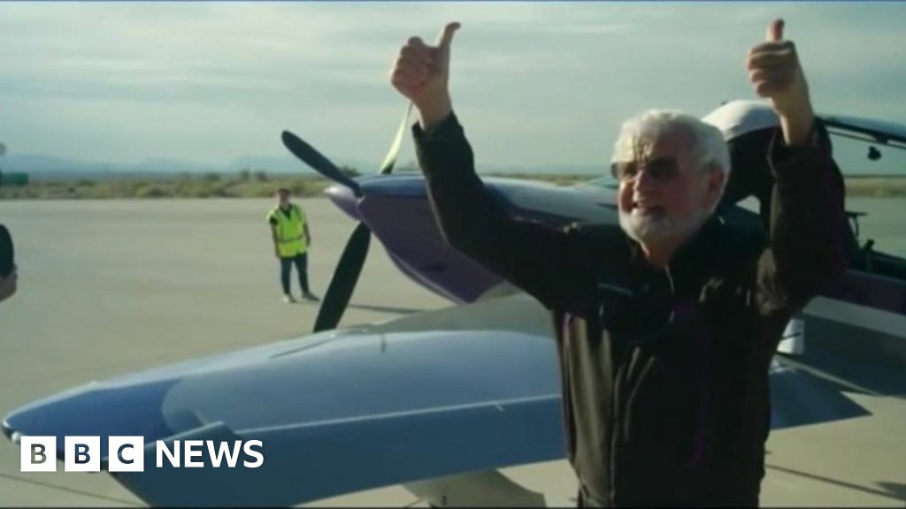 Friends gather in Staffordshire to watch Olympian's space flight - BBC News