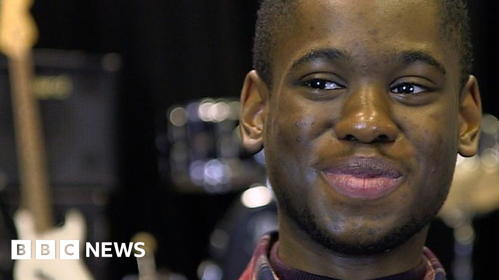 The teen 'downloading music into his head'