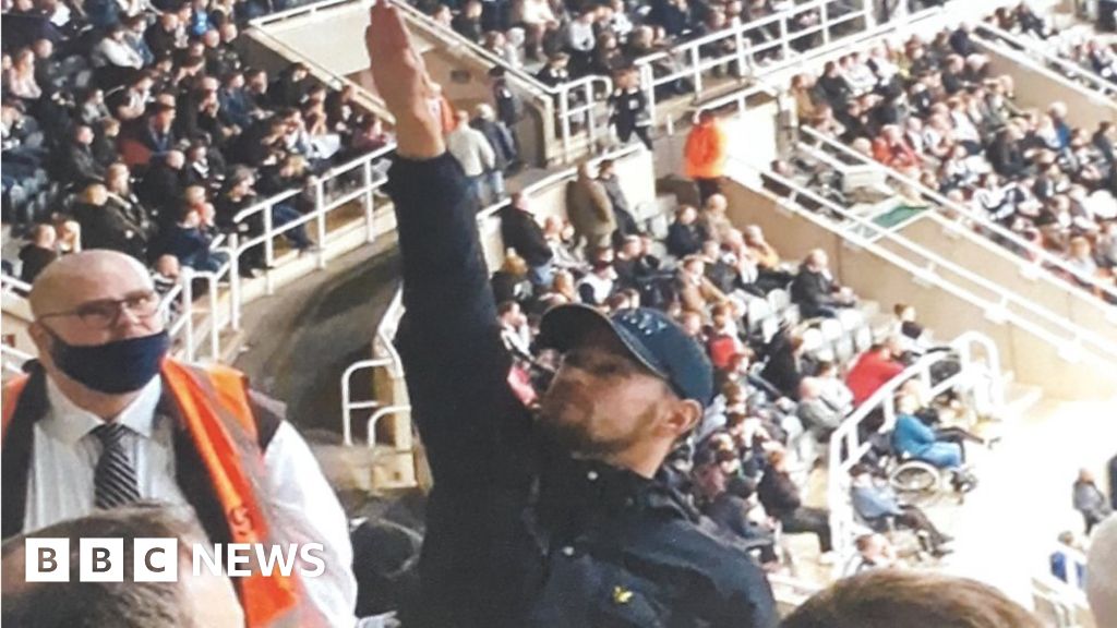 Nazi salute Newcastle fan banned from matches for three years - BBC News