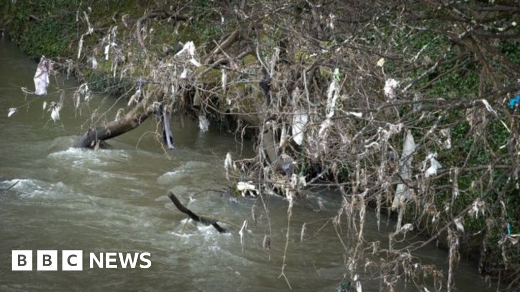Flooding after Storm Dennis: Call for River Taff clean-up - BBC News