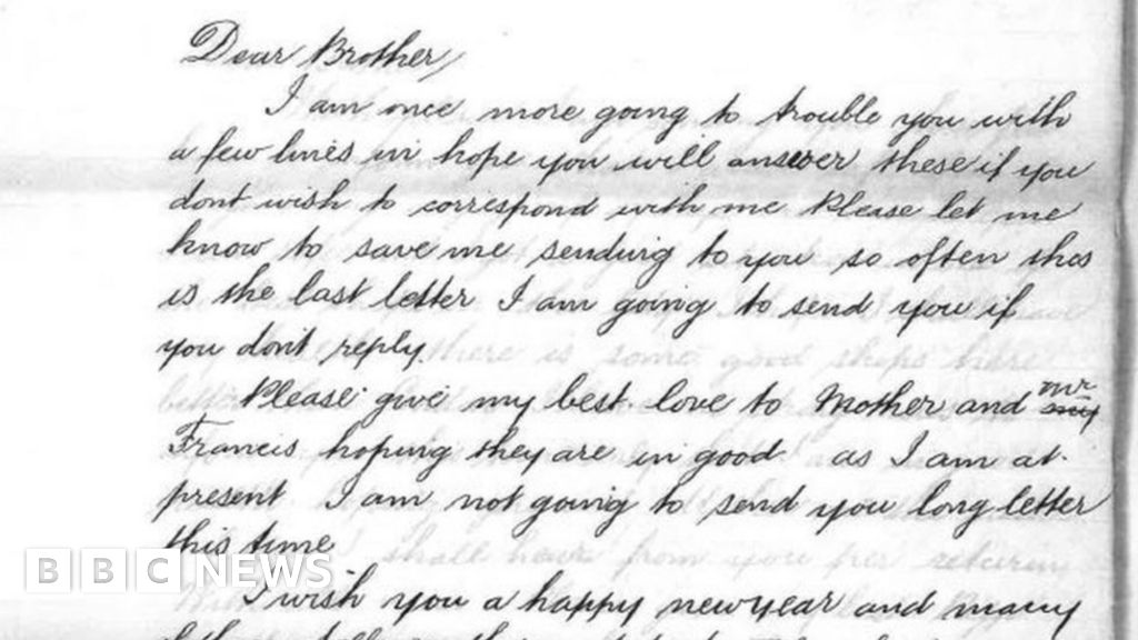 Letters from William James at Battle of Little Bighorn - BBC News