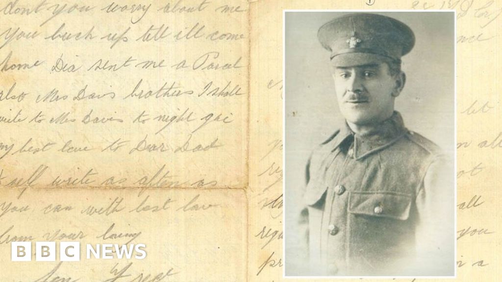 Soldier's WW1 letter recalls 1914 Christmas Day truce - BBC News
