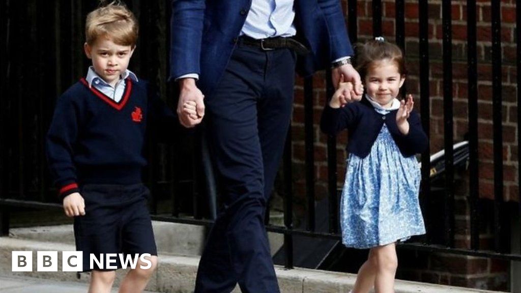 Royal baby: George and Charlotte go to meet new sibling