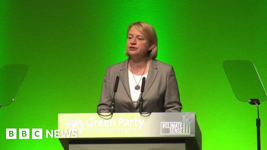 Green party leader Natalie Bennett hails 'green surge' - BBC News