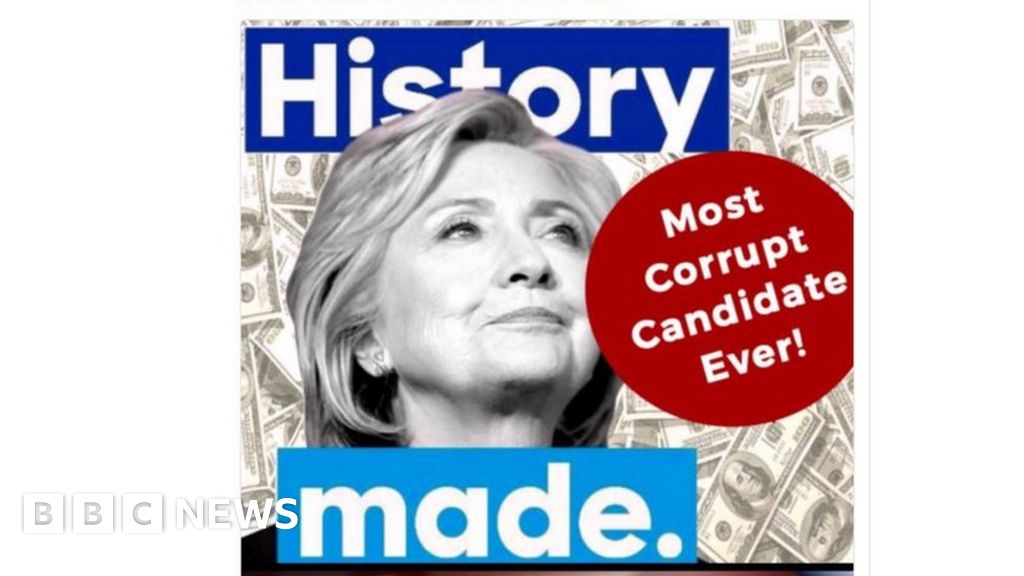 US election: Trump 'Star of David tweet from far-right group' - BBC News