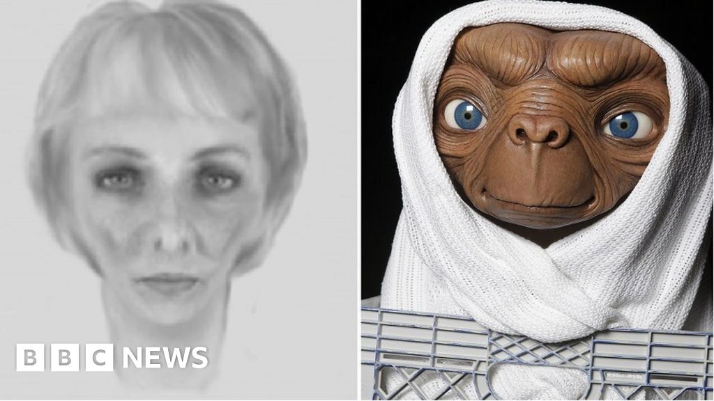 'Skinny woman' Staffordshire Police e-fit compared to E.T. - BBC News