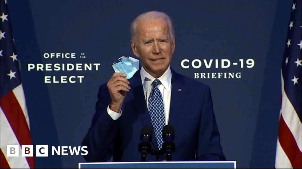 Joe Biden: 'I implore you, wear a mask'