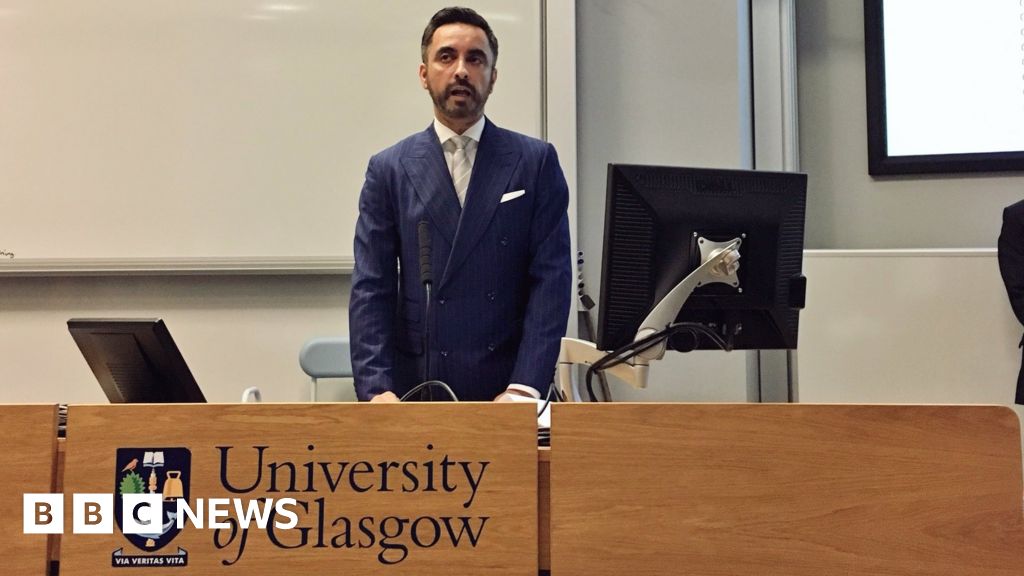 Aamer Anwar elected as new Glasgow University rector - BBC News