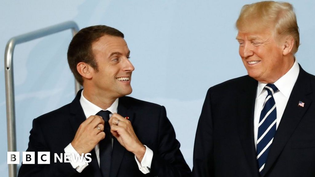 Trump in France: Will Macron make ties great again? - BBC News