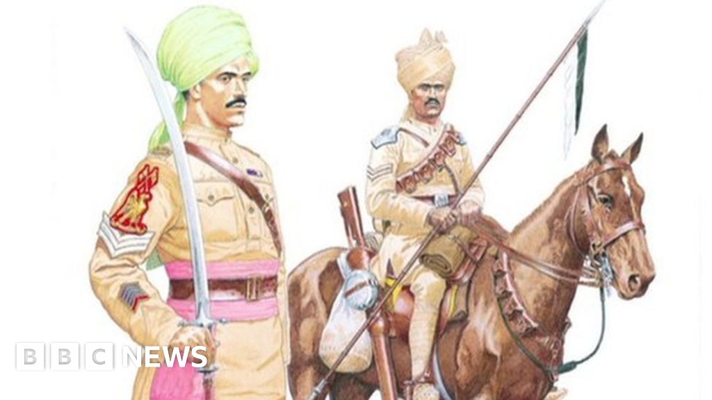 Memorial tribute to South Asian war heroes installed in Rochdale - BBC News