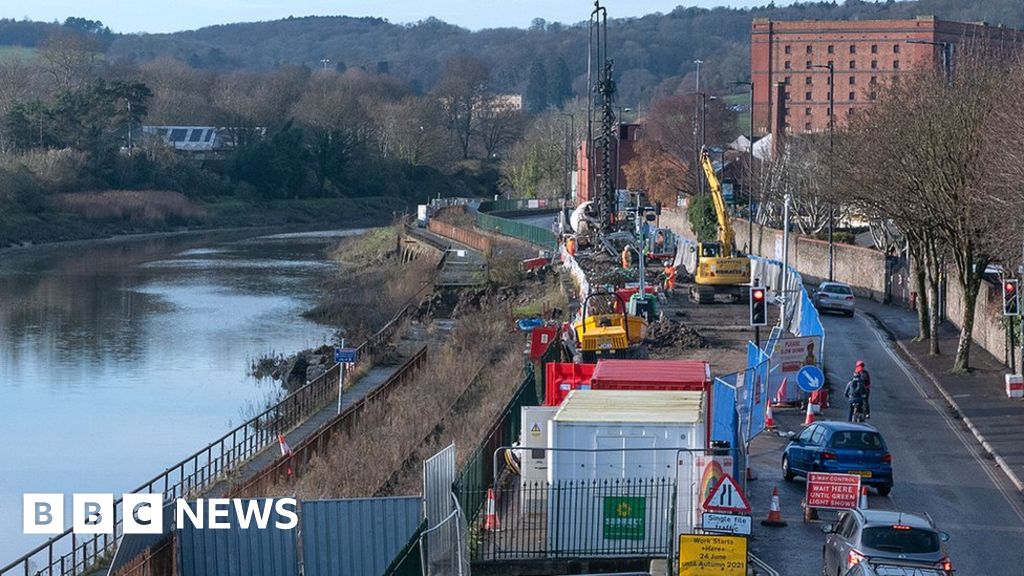 Flood defence work could delay Chocolate Path reopening - BBC News