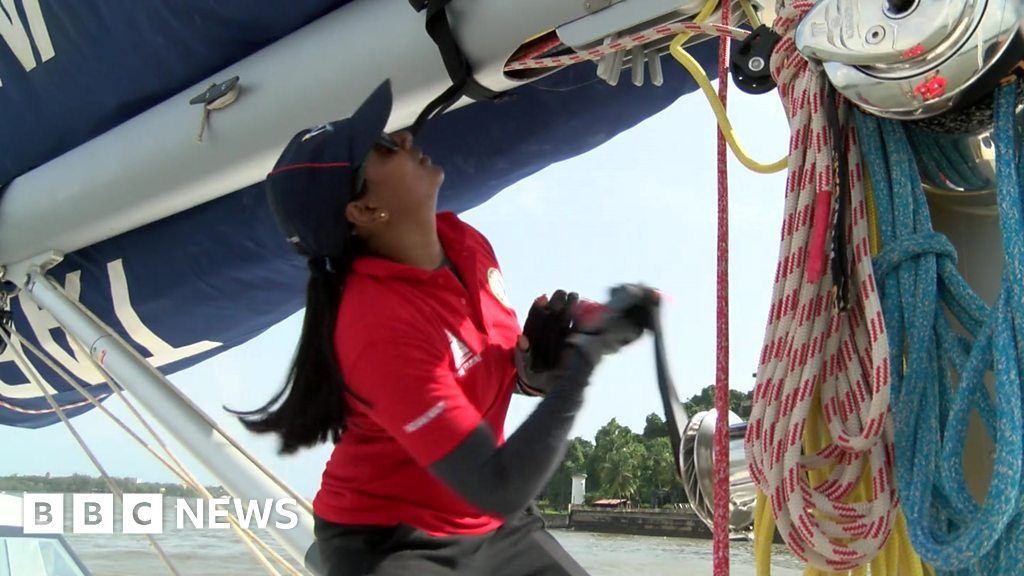 Meet the Indian women sailing round the world - BBC News