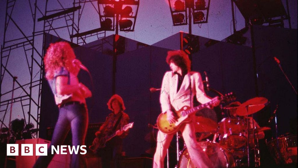 Led Zeppelin Houses of the Holy album sleeve sells at auction for £ ...