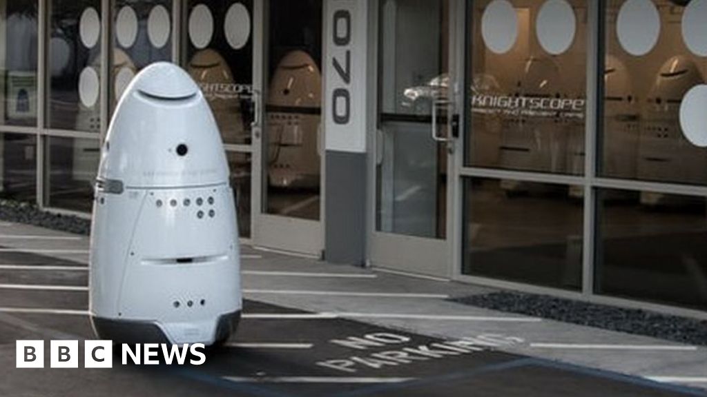 Silicon Valley security robot attacked by drunk man - police - BBC News