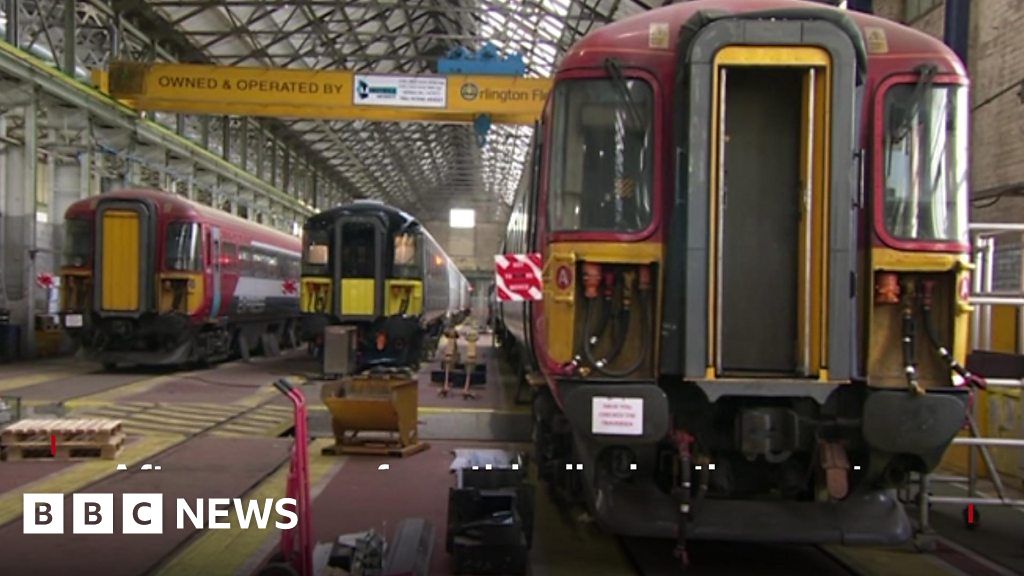 'Plastic pig' trains undergo revamp in Eastleigh