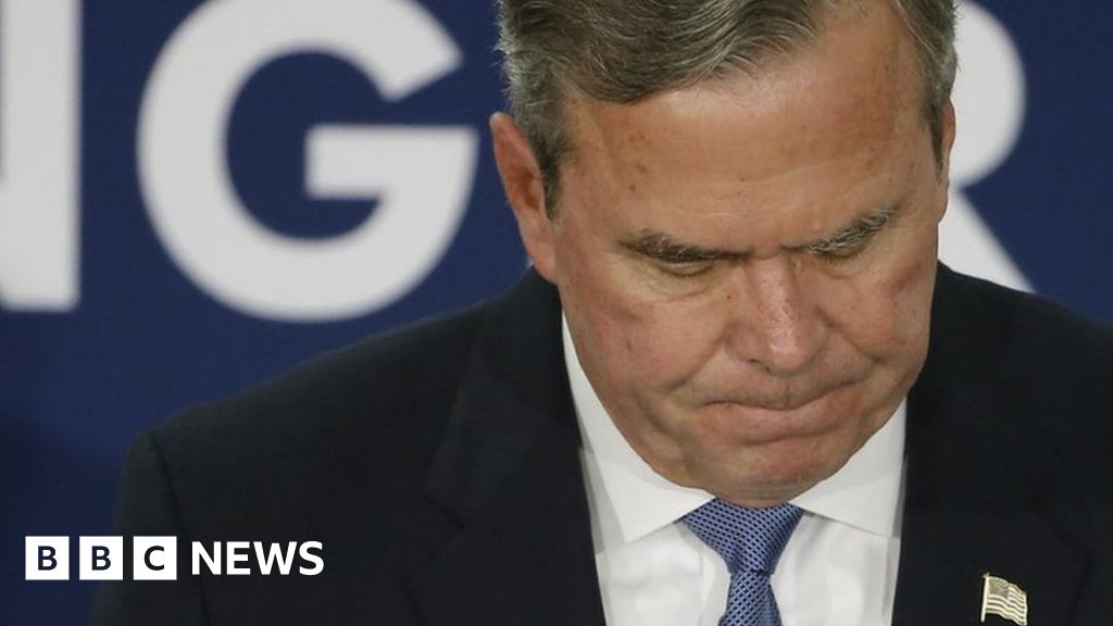 US election 2016: Jeb Bush quits Republican presidential race - BBC News