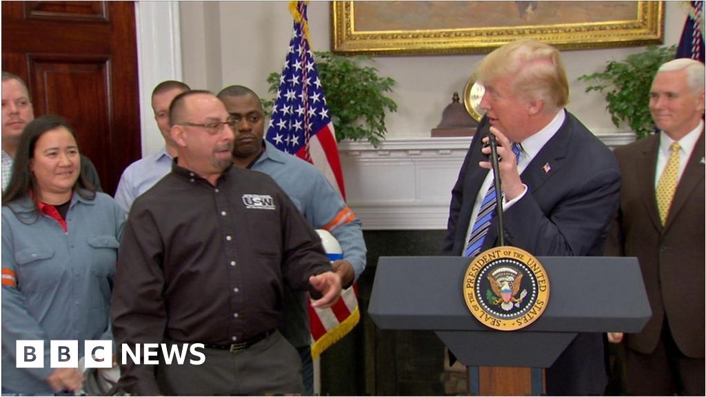 Trump laughs off awkward slip-up