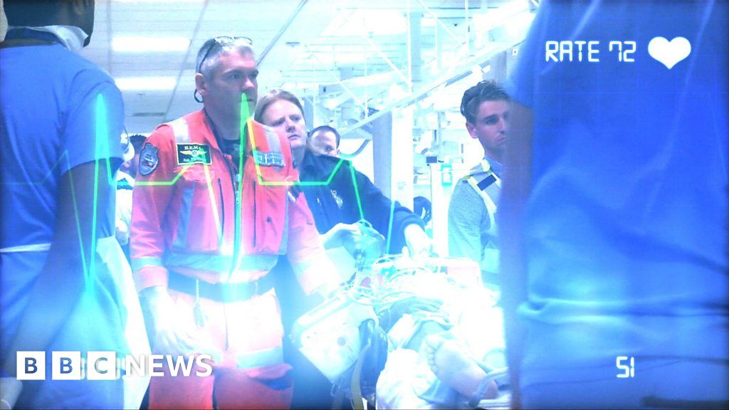 Trauma care with staff at the Royal London Hospital