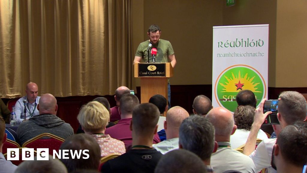 Dissident republicans launch new political party - Saoradh - BBC News