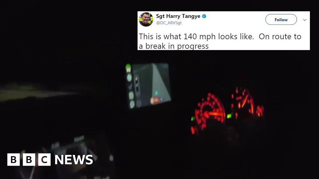 Police Officer S Driving Video Draws Online Criticism