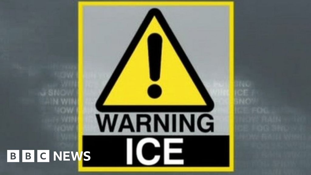 Drivers warned of icy roads as weather warning issued - BBC News