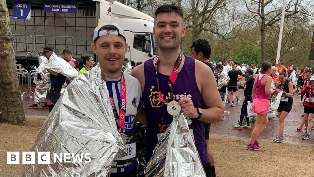 Jessie May: Bristol man finishes year of charity challenges - BBC News