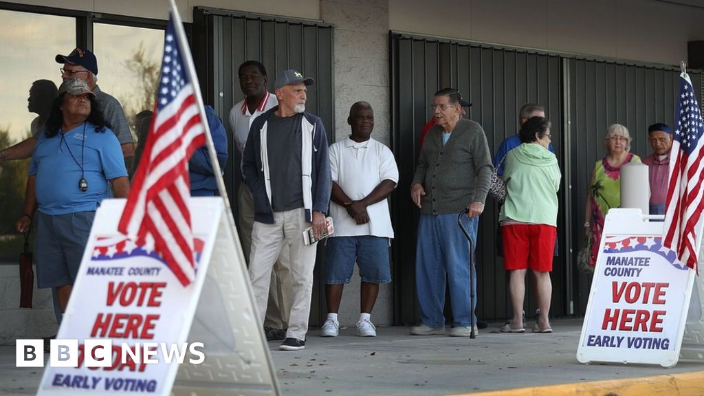 US election: Polling stations open in must-win state of Florida - BBC News