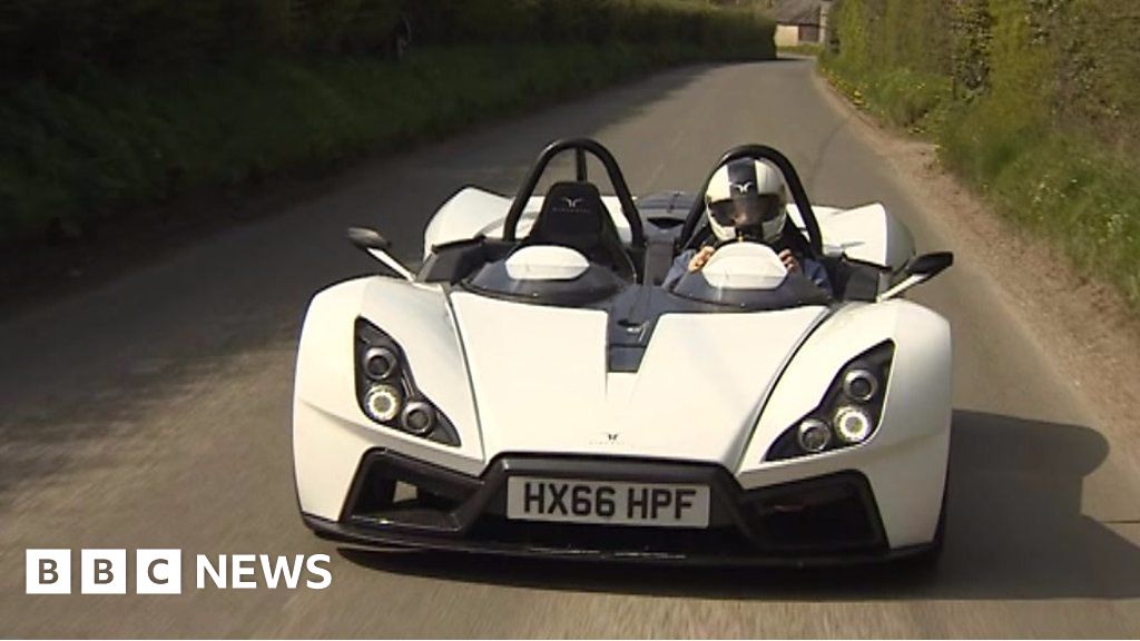 Elemental ultra high performance car built on Hampshire farm - BBC News
