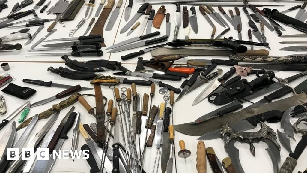 Machetes and bows surrendered to Durham Police