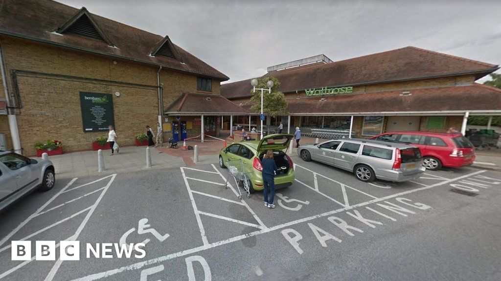 Hersham Green shopping centre could be turned into 200 new homes - BBC News