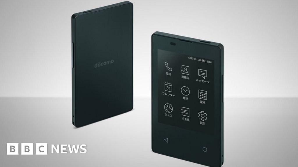 Tiny companion phone released in Japan - BBC News