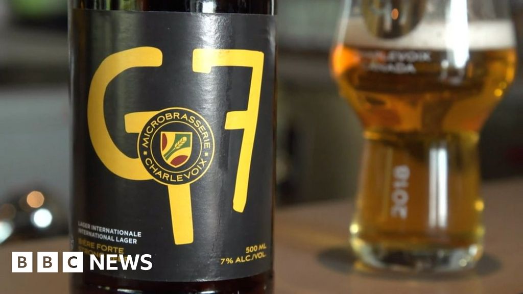 Canadian brewery marks G7 with special brew - BBC News