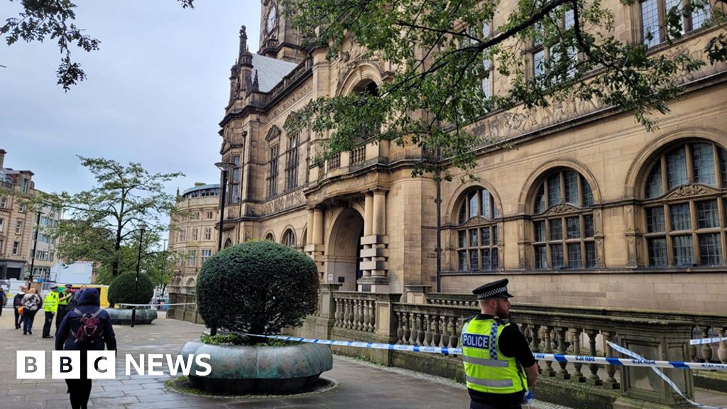 Sheffield Town Hall sealed off after teenager stabbed
