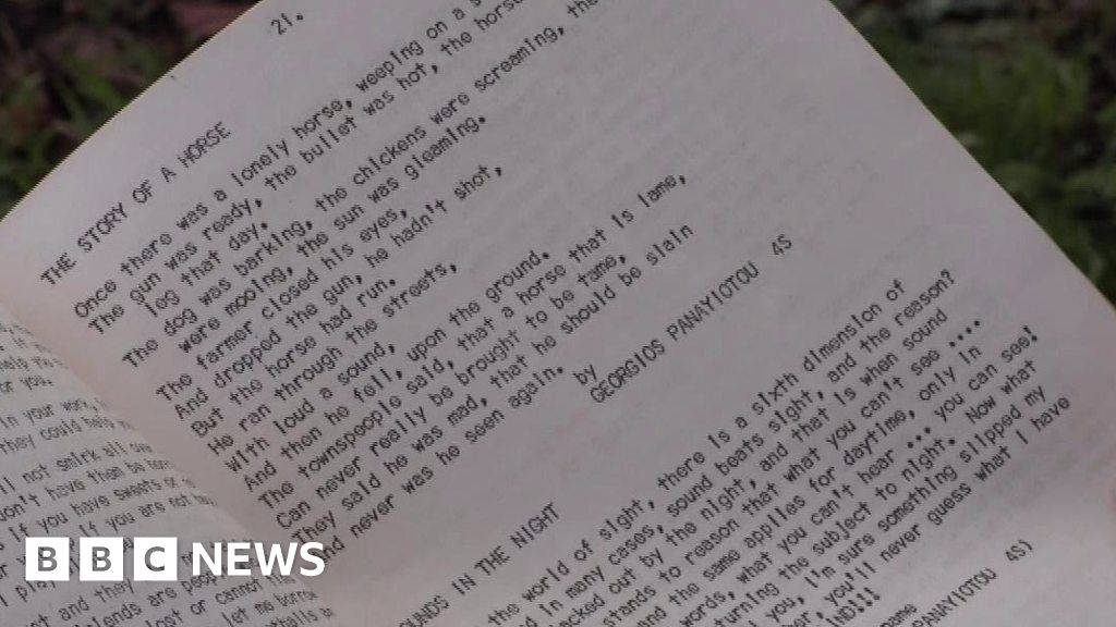 George Michael school poems unearthed - BBC News