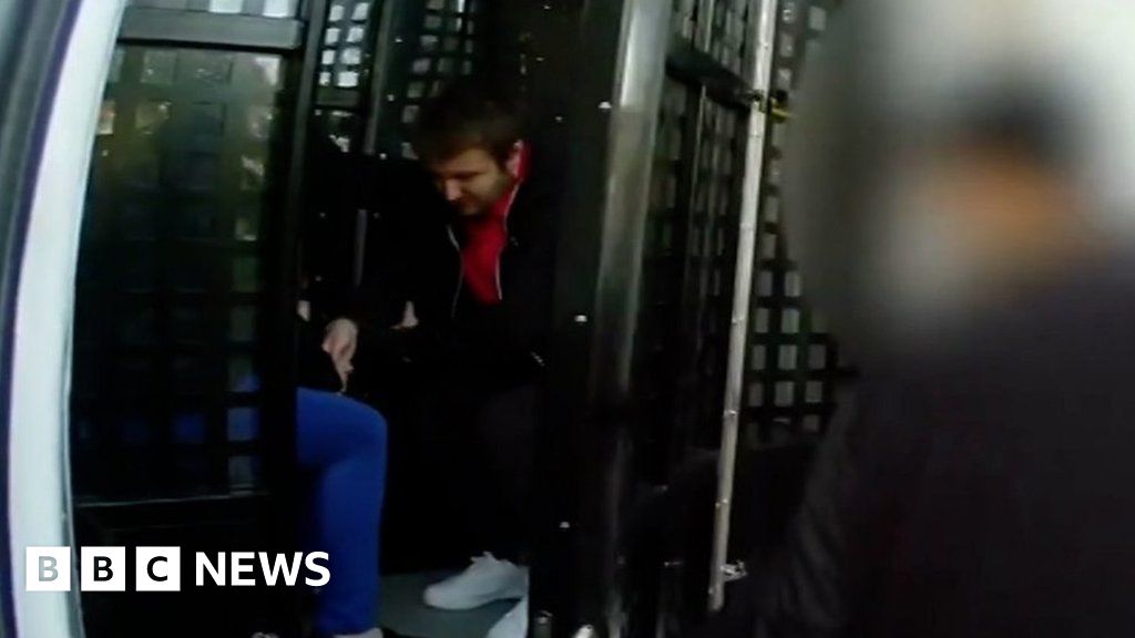 Ollie Davis death: Footage shows arrest of man who murdered baby son