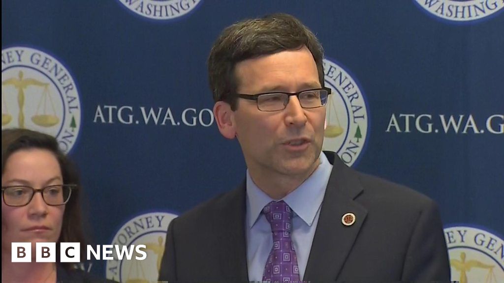 Washington attorney general: 'This is about people's lives' - BBC News