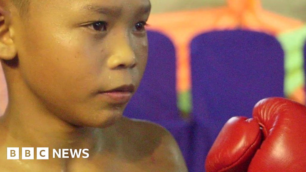 Training Thailand's professional child boxers - BBC News