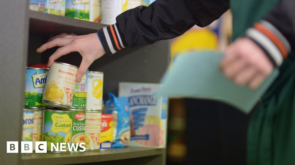 Coronavirus: Food bank parcels for children 'at record high'