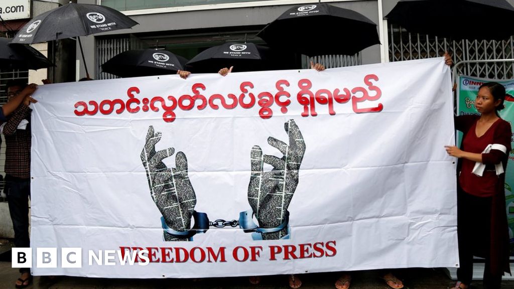 Two Reuters journalists arrested in Myanmar - BBC News
