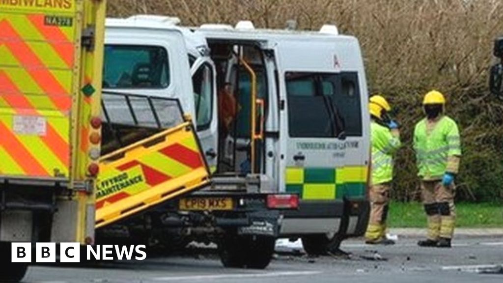 Ambulance driver denies causing patient's death in Dolgellau crash