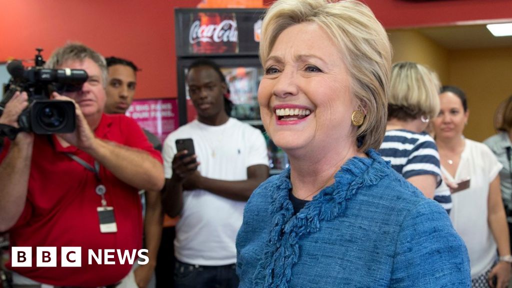 Hillary Clinton speech after big wins - BBC News