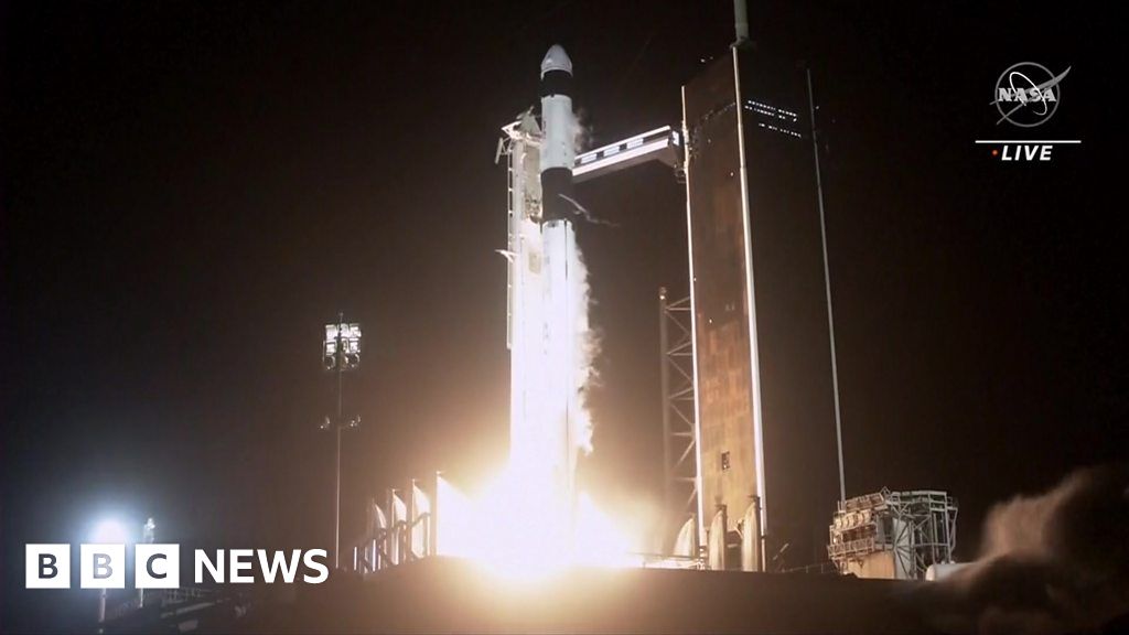 SpaceX Dragon crew of four astronauts blast off to the International ...