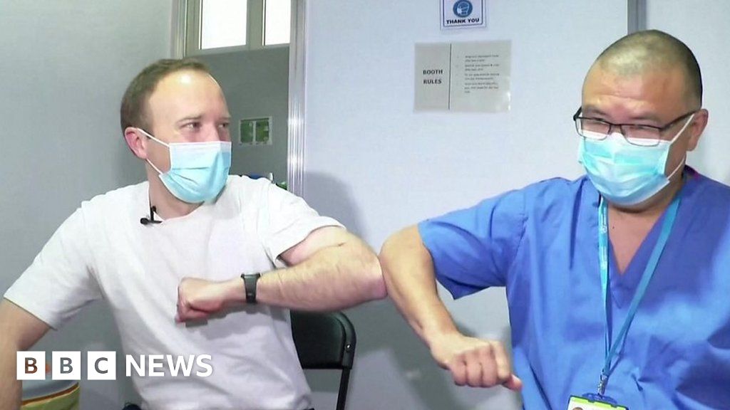 Jonathan Van Tam Vaccinates The Health Secretary