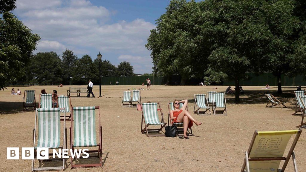 Snowstorms and heat waves: A look at London's year - BBC News