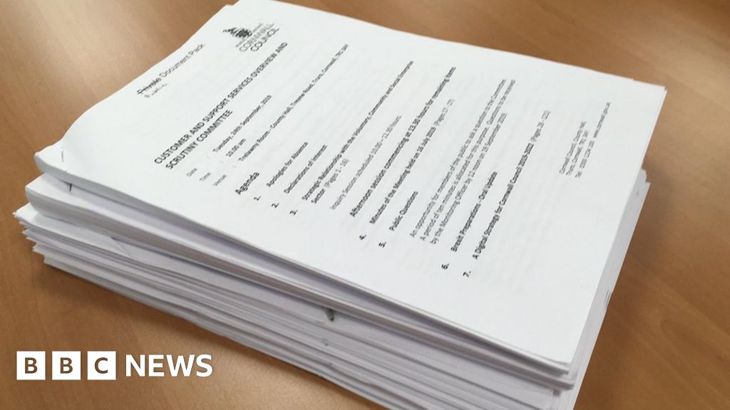 'Climate crisis' Cornwall Council prints 21 million pages