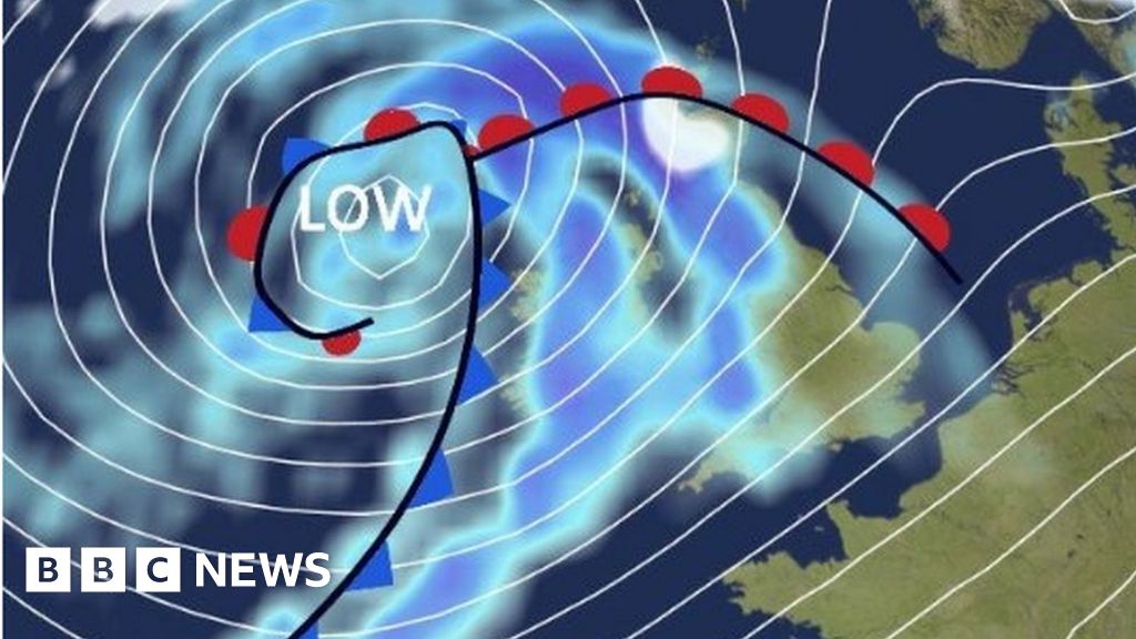 Storm Erik: Yellow warning issued for Friday - BBC News