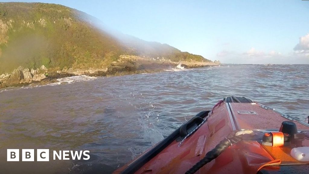 Man rescued from rocks after kayak capsizes on Solway Coast