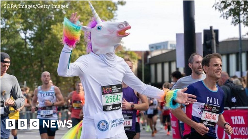 London Marathon: Harrogate runner smashes mythical creature record ...
