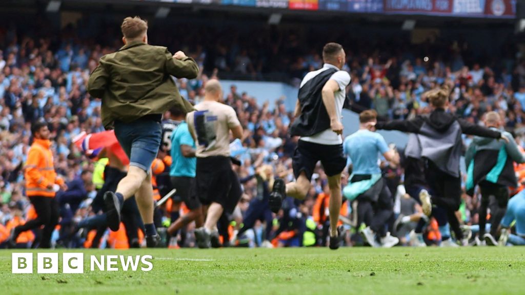 Manchester City title win pitch invasion probe ongoing, police say ...